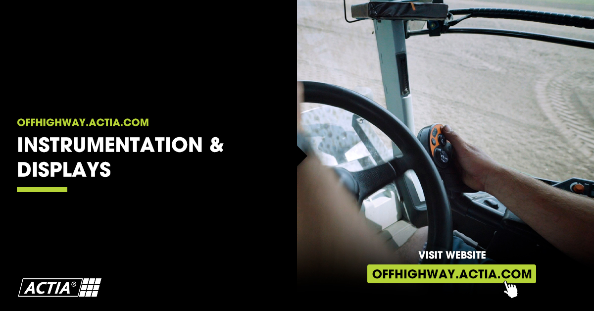 Instrumentation & displays - ACTIA Off-Highway